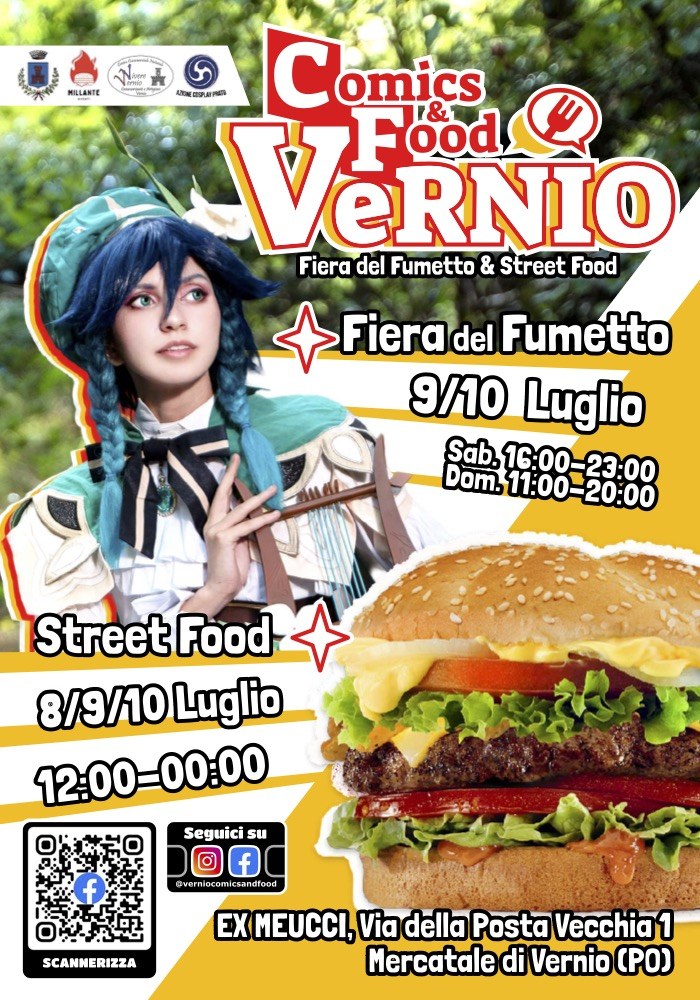 Vernio Comics & Food, l’abbinamento novità - Comune di Vernio